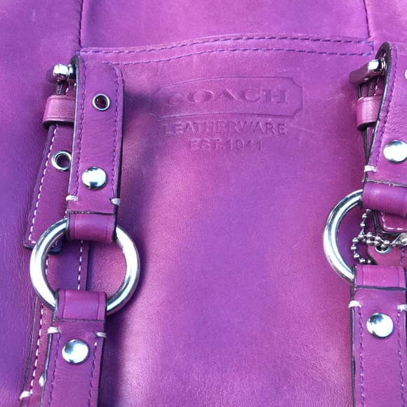 Coach | Bags | Purple Coach Bucket Purse | Poshmark